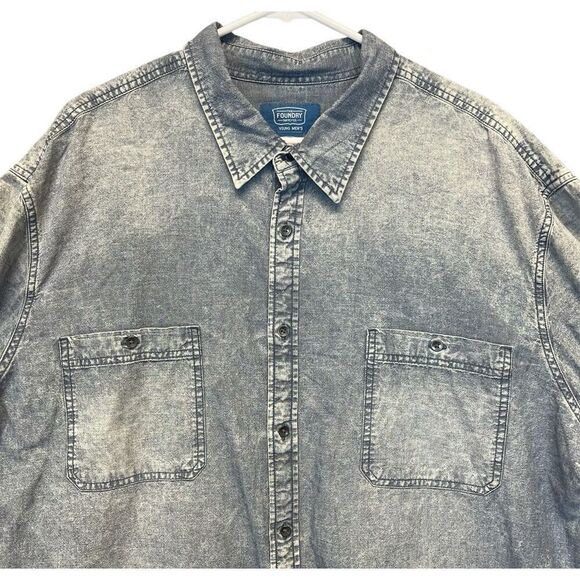 The Foundry Supply Co. | Shirts | Foundrysupply Co Mens Shirt 3xlt Blue ...